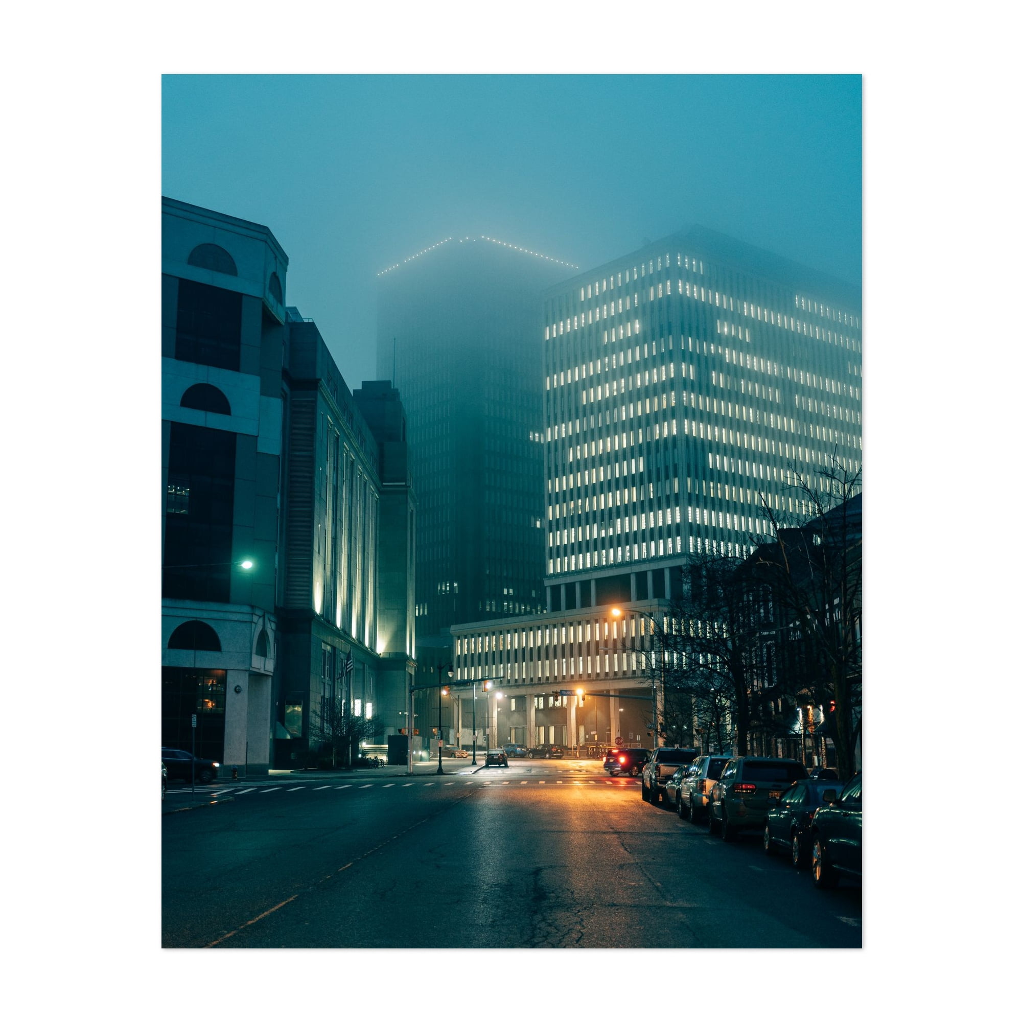 Foggy Downtown Buffalo - Buffalo New York Photography Cityscape ...
