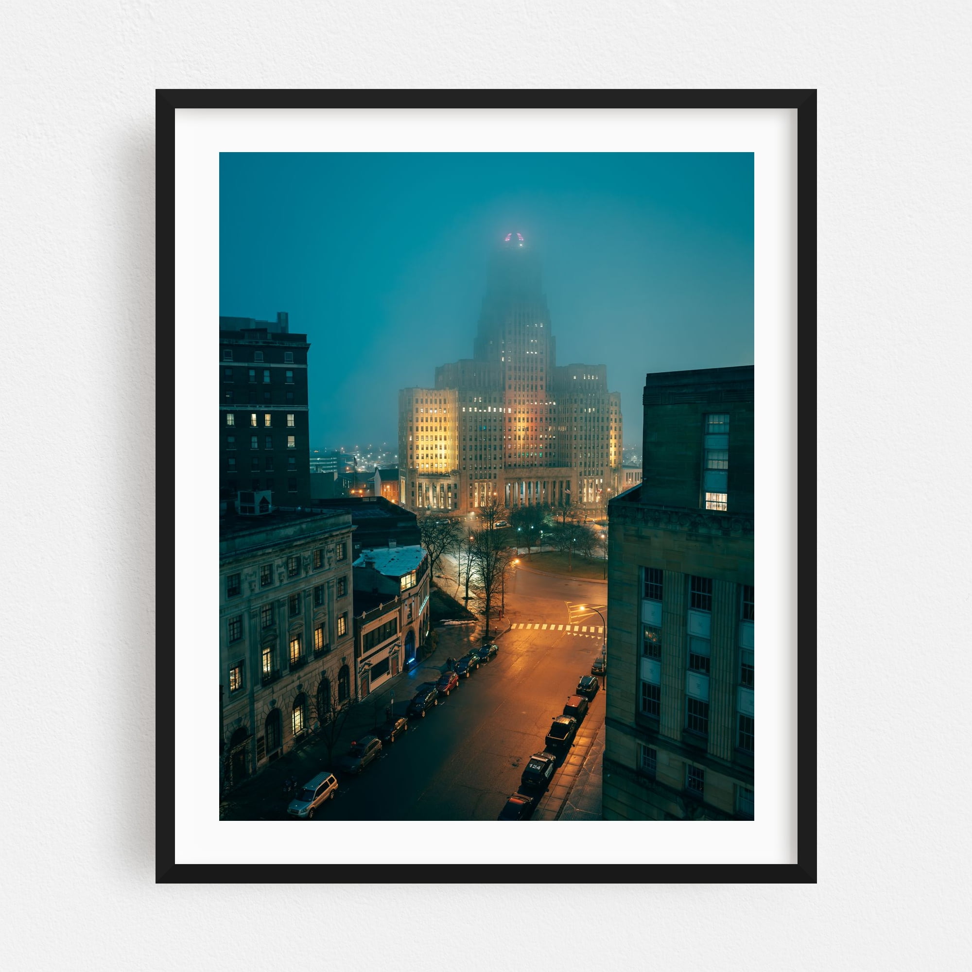 Foggy Night at City Hall, Buffalo - Buffalo New York Photography ...