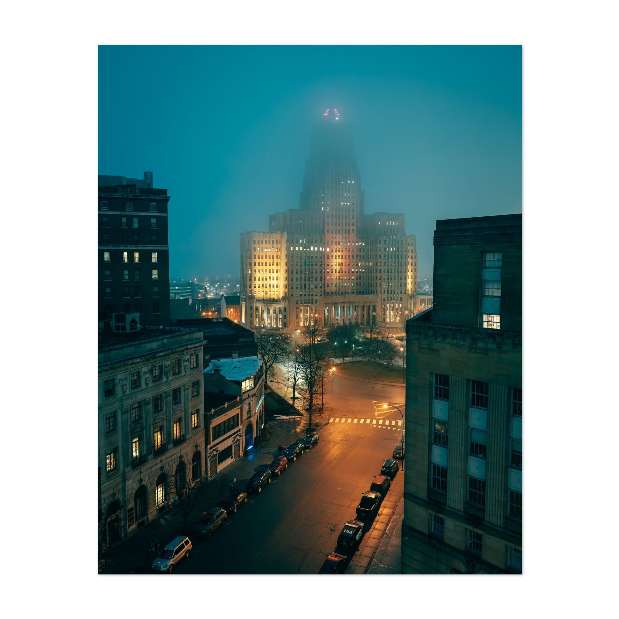 Foggy Night at City Hall, Buffalo - Buffalo New York Photography ...
