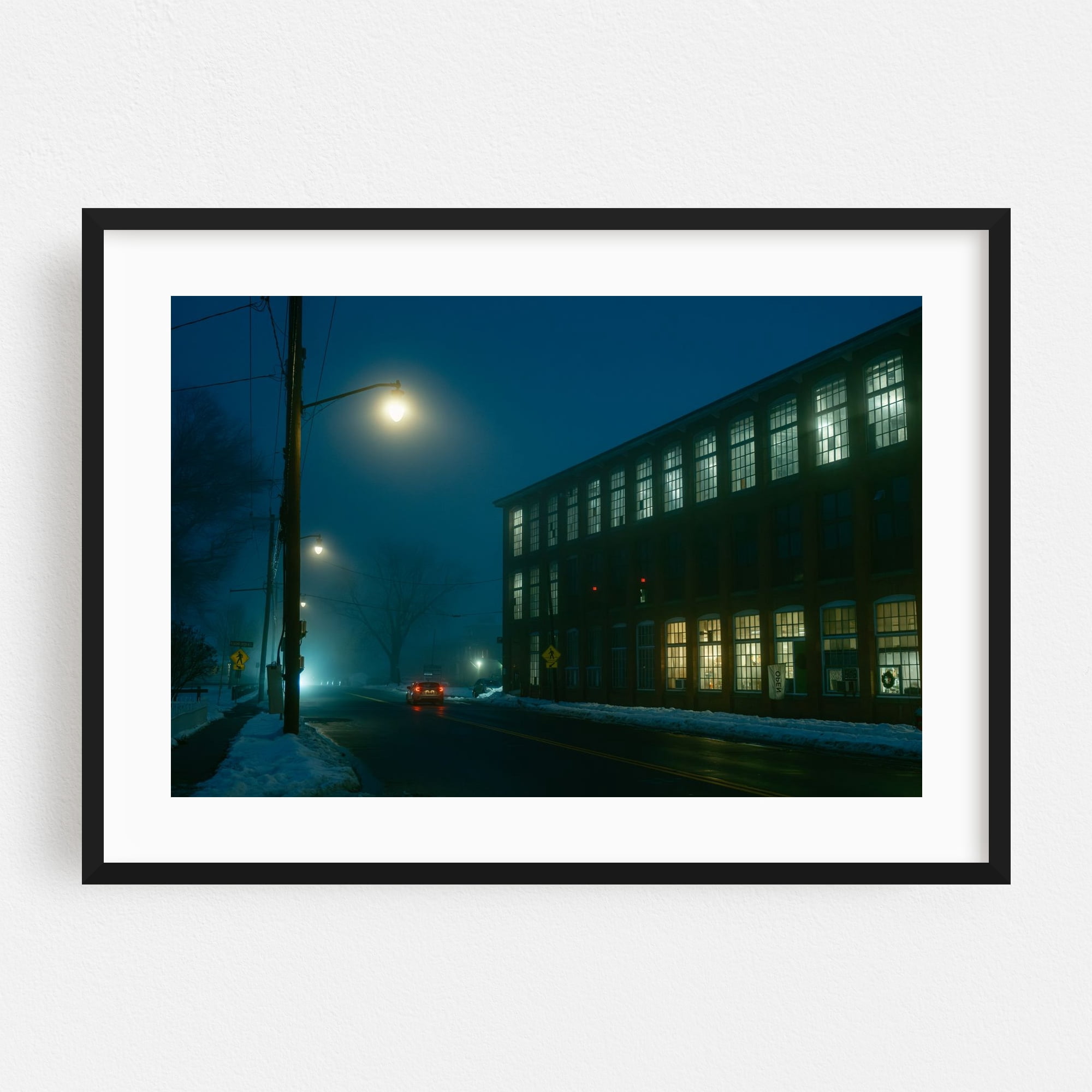 Foggy Night, Easthampton - Easthampton Massachusetts Photography Foggy ...