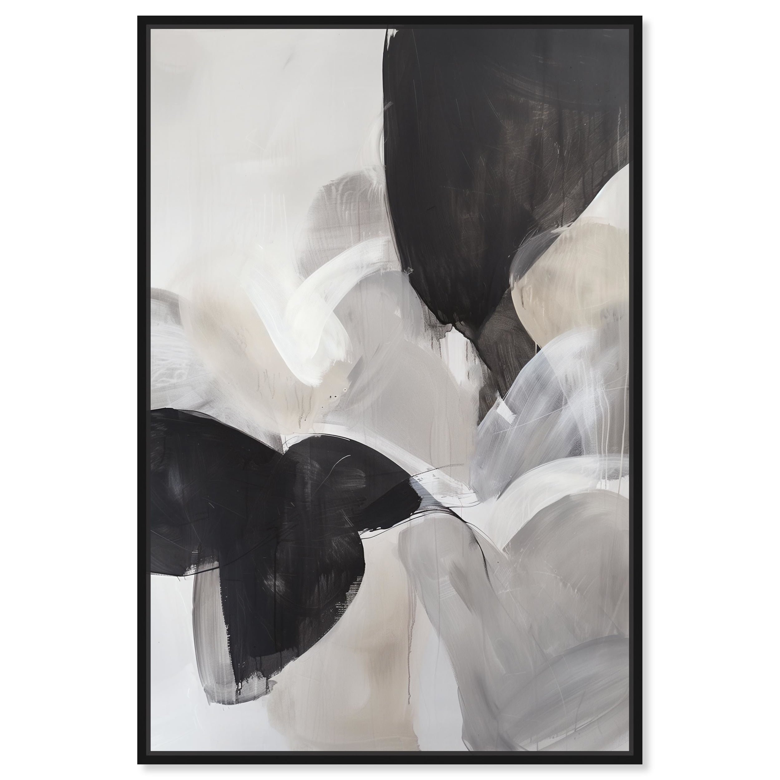 Foggy Rise Masculine Abstract Man Cave Canvas Wall Art by Notoriart ...