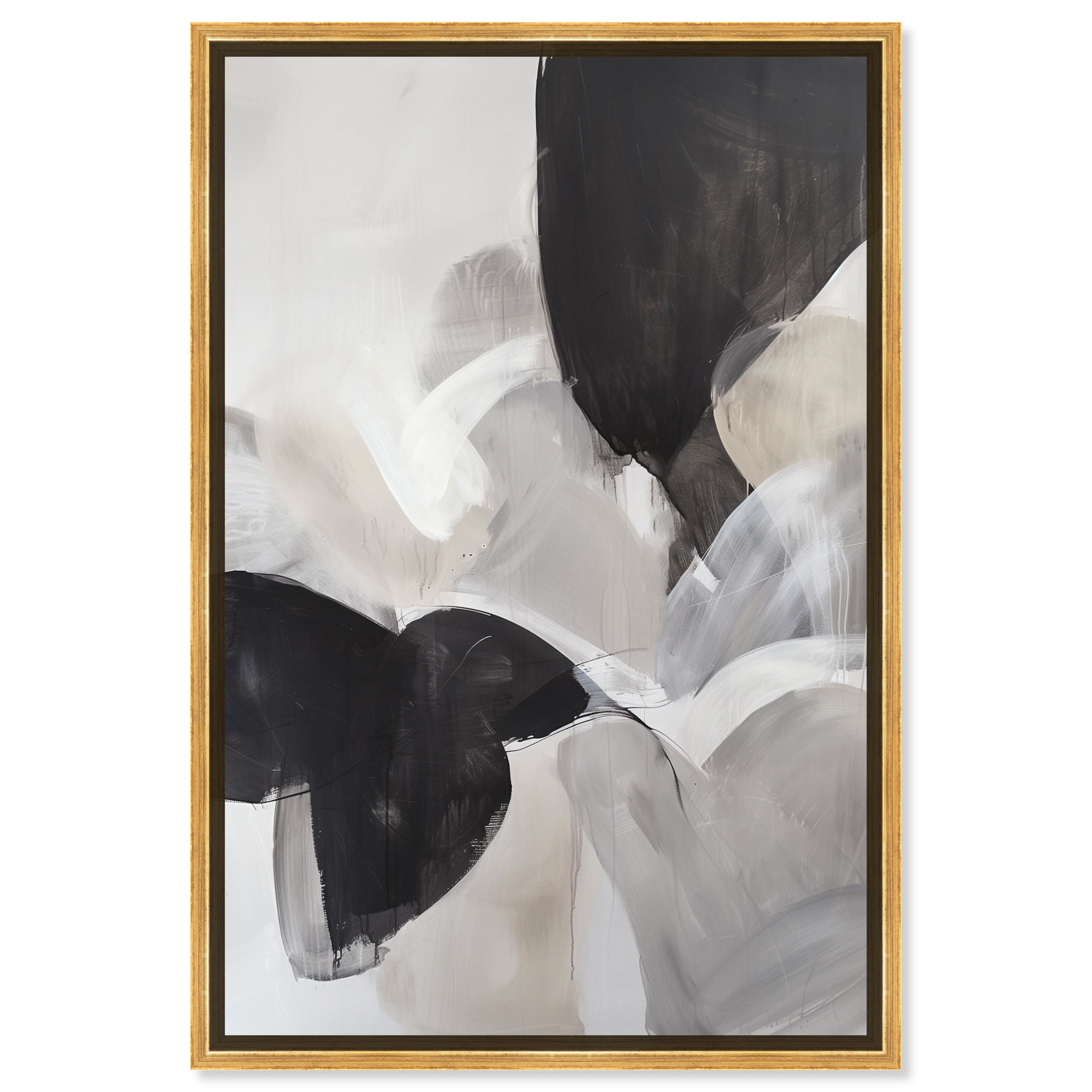 Foggy Rise Masculine Abstract Man Cave Canvas Wall Art by Notoriart ...