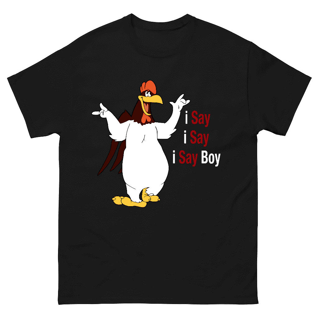 Foghorn Leghorn Retro Cartoon Rooster Animation Fun Unisex T-Shirt ...