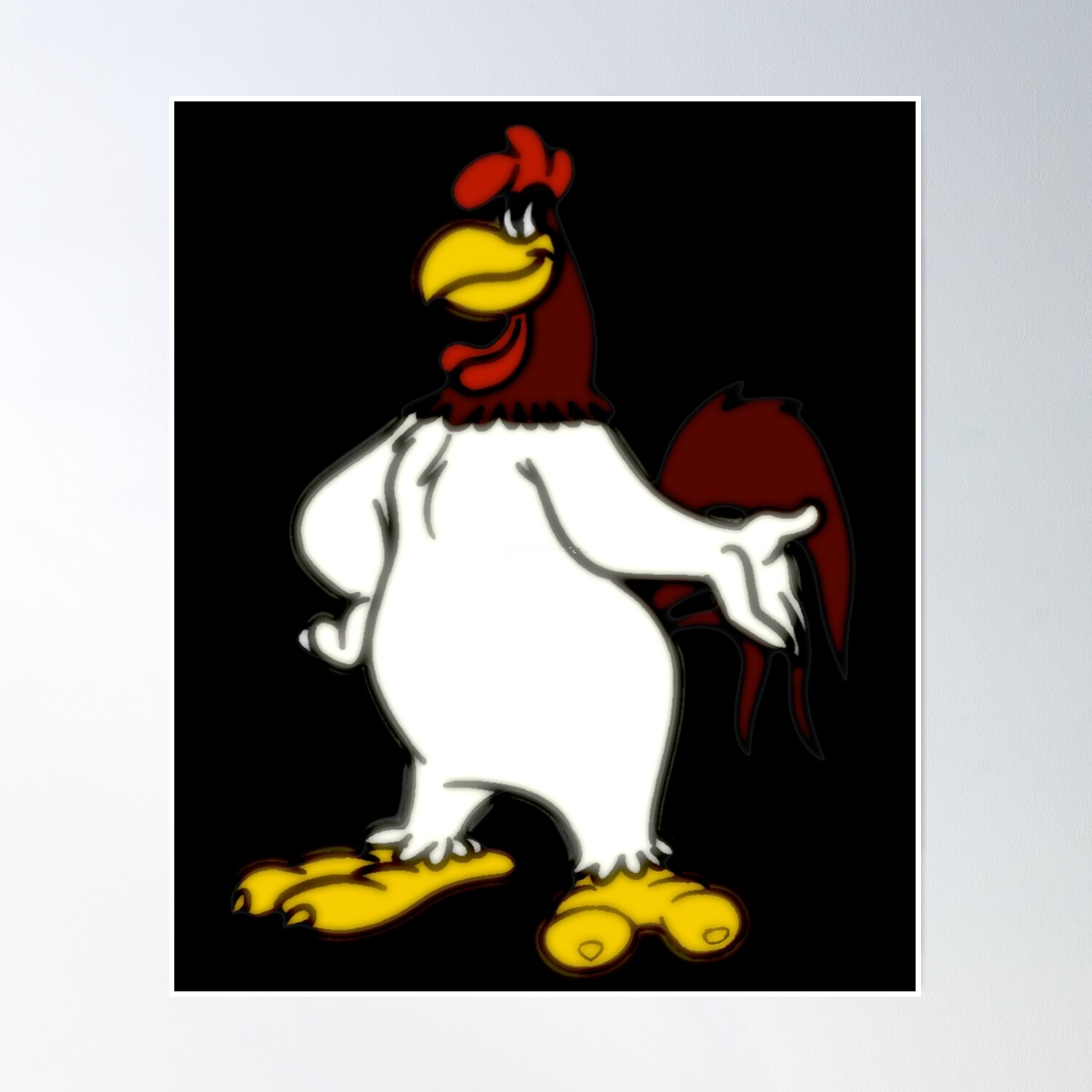 Foghorn Poster Wall Art, Modern Wall Decor, 8x12 UNFRAMED - Walmart.com
