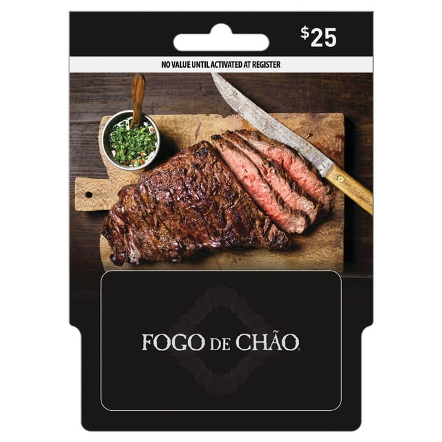 Fogo De Chao $25 Gift Card - Walmart.com
