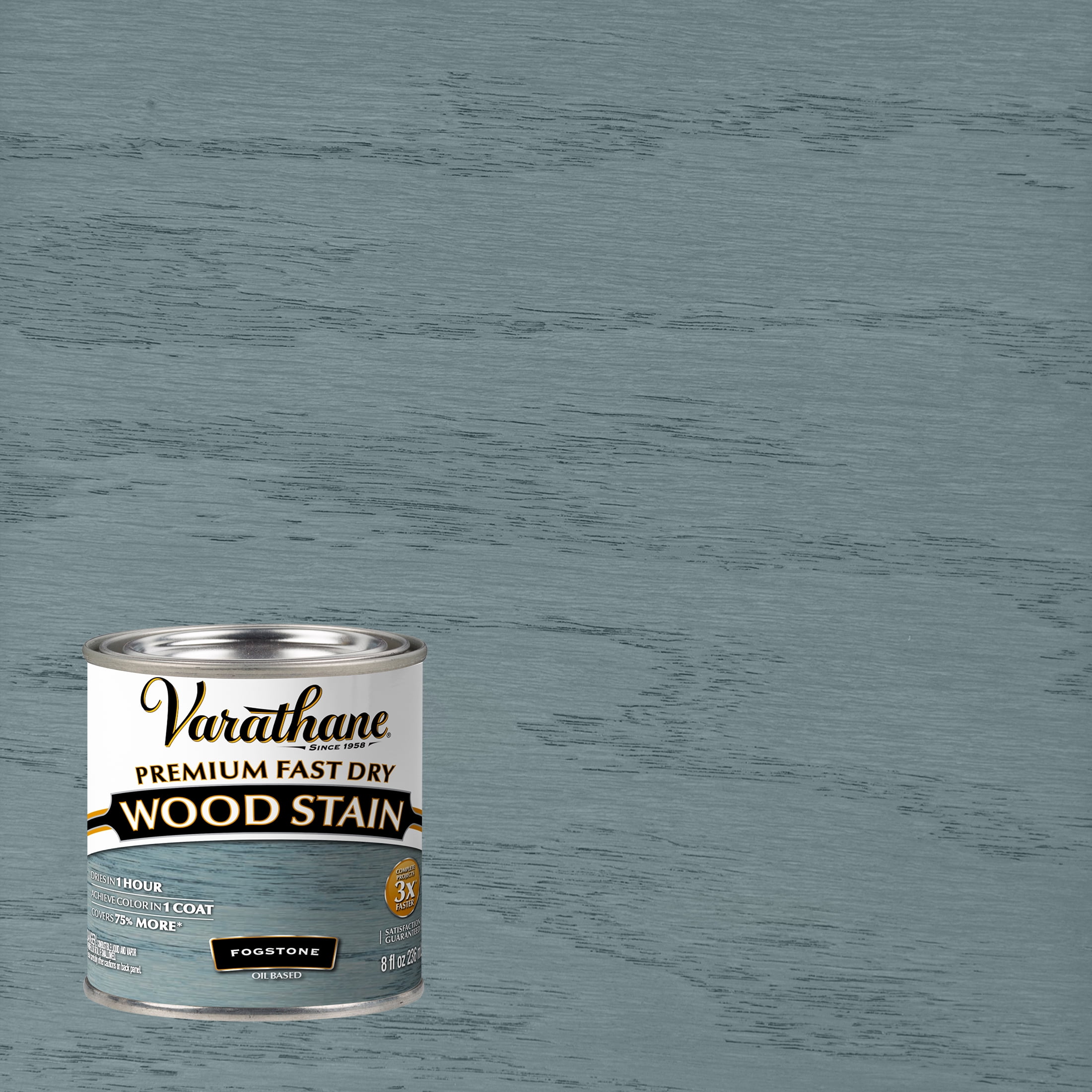 4 Pack, Fogstone, Varathane Premium Fast Dry Wood Stain-370871, Half ...