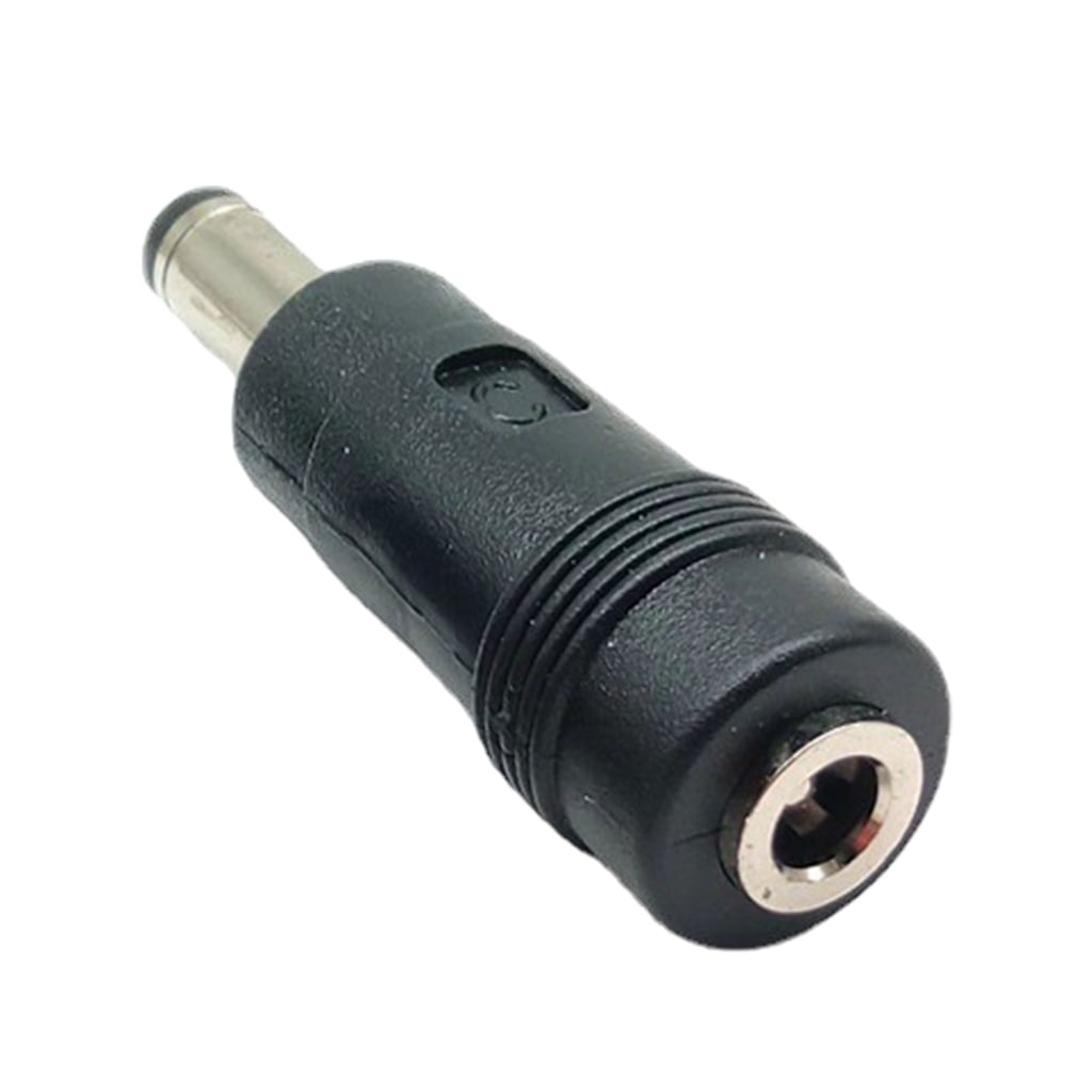 Fogun 4.0x1.7mm Female to Round Head DC5.5x2.1 Male Socket Connector ...