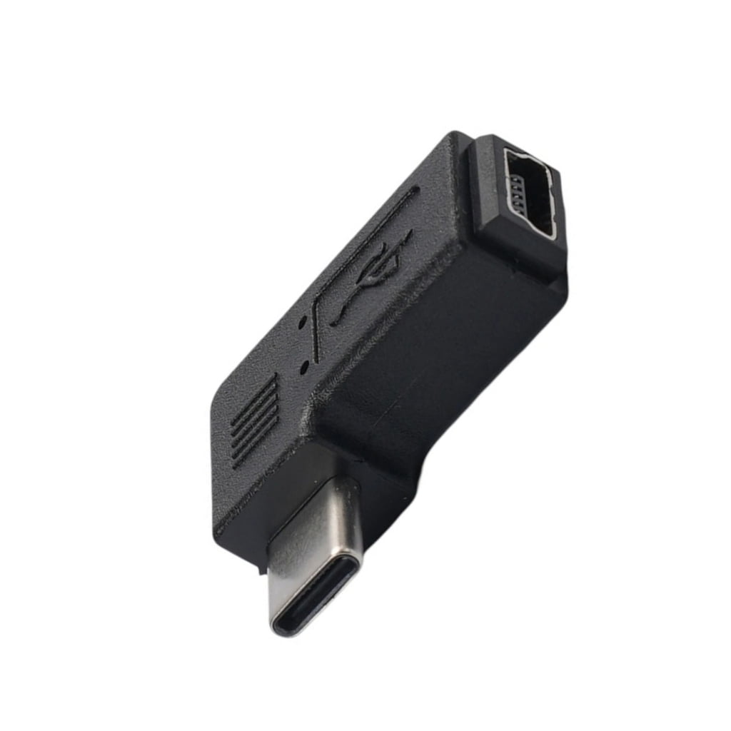 Fogun 90 Degree to 5Pin USB Adapter Connector for Phone Laptop Digital ...