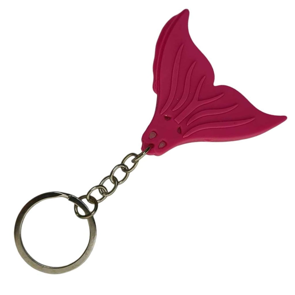 Fogun Decorative Mermaids Tail Key Rings Soft Silicone Diving Themed ...