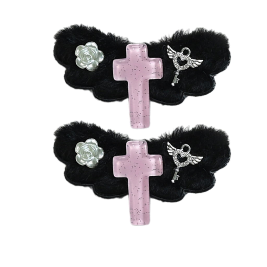 Fogun Elaborate Hairpin Wing Hair Clip Elegant 2000s-style Subculture ...