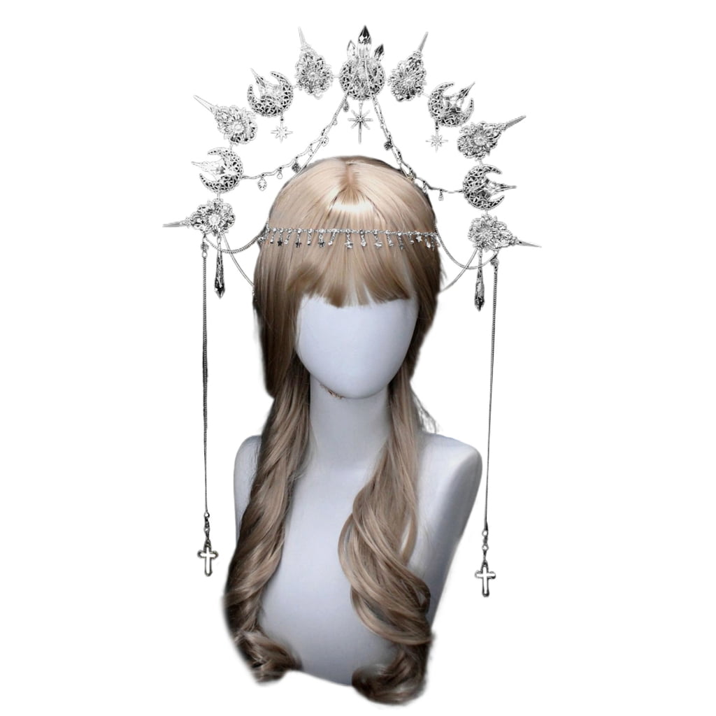 Fogun Female Monther God Tiaras Crowns Hairhoop Elegant Masquerade ...