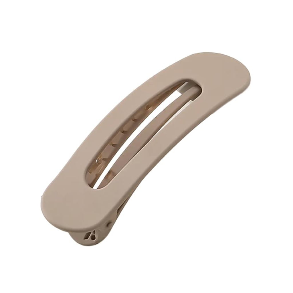 Fogun Frosted Color Flat Hair Clip Simple Matte Claw Clip Women ...