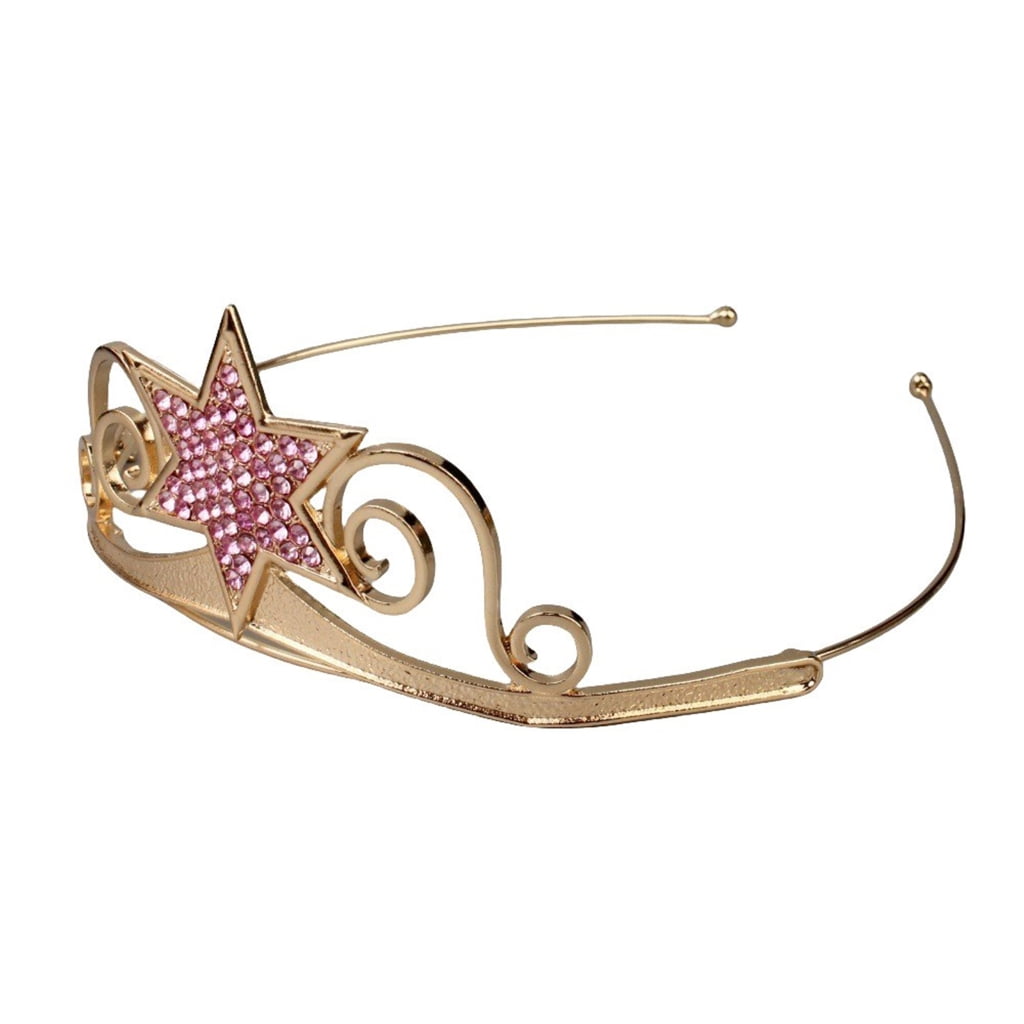 Fogun Girl Hair Hoop Glinting Crowns for Queen Birthday Heavy Duty ...