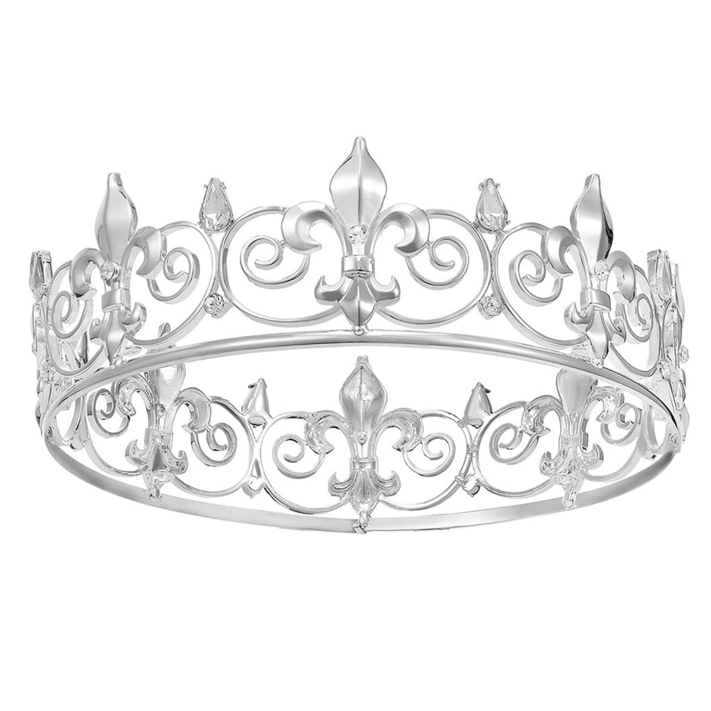 Fogun Men Hair Hoop Crowns Proms Dress Up for King Birthday Headband ...