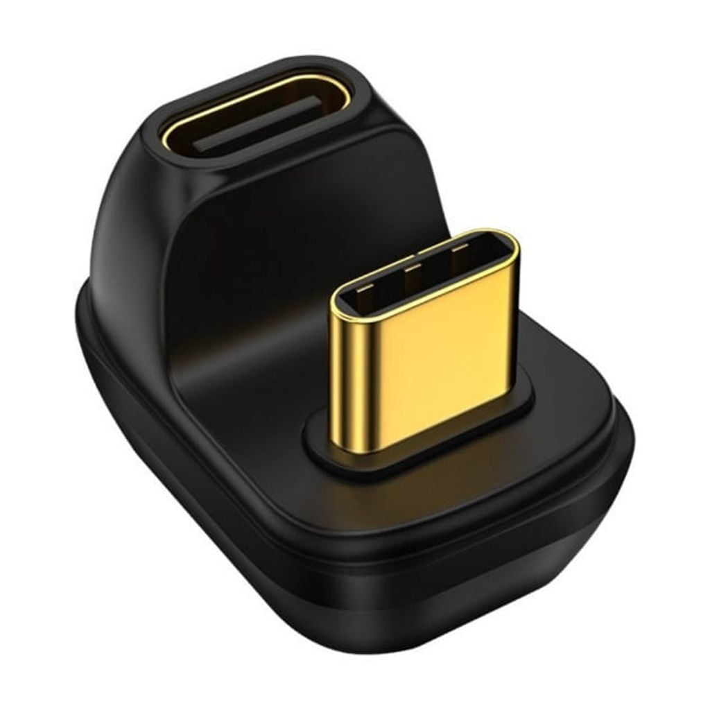 Fogun PD100W Type C To Type C Connector Type C Male to Female Adapter 40Gbps 180 Degree Bend ...