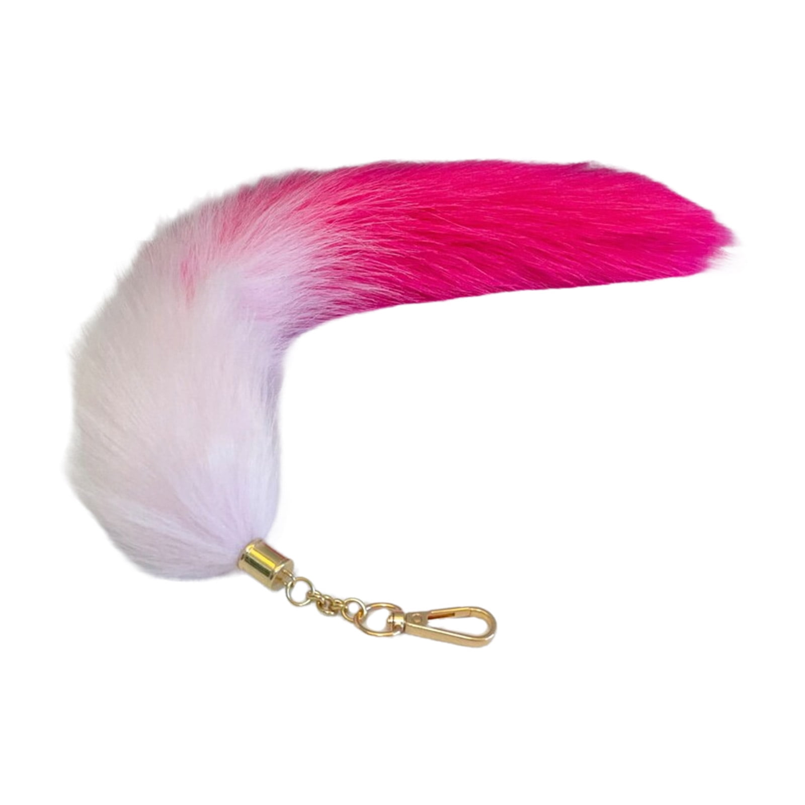 Fogun Plushs Tail Keychain Cartoon Tails Pendant Keyrings Animal Tail ...