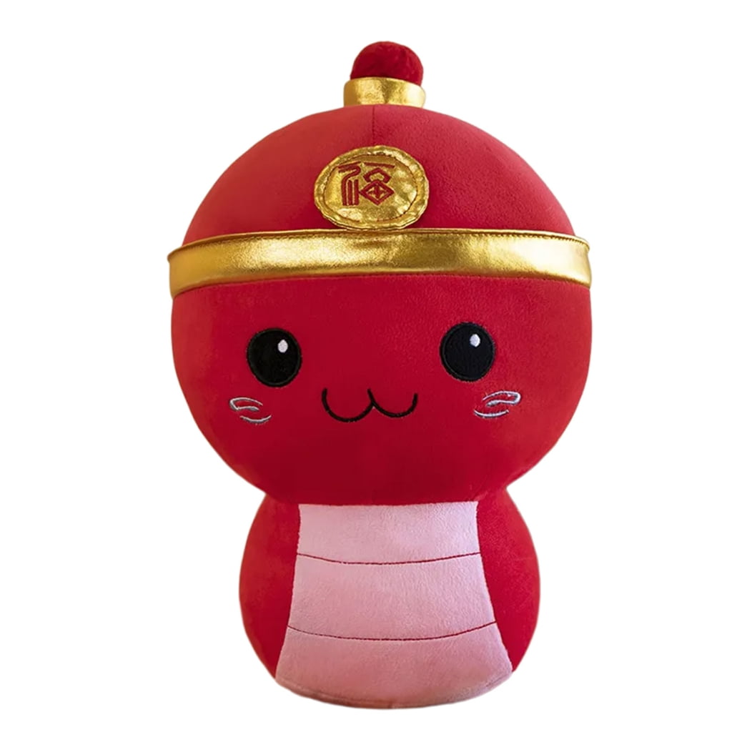 Fogun Stuffed Animals 2025 Snake Chinese New Year Mascots Toy Soft Snake Figure 2025 Snake ...
