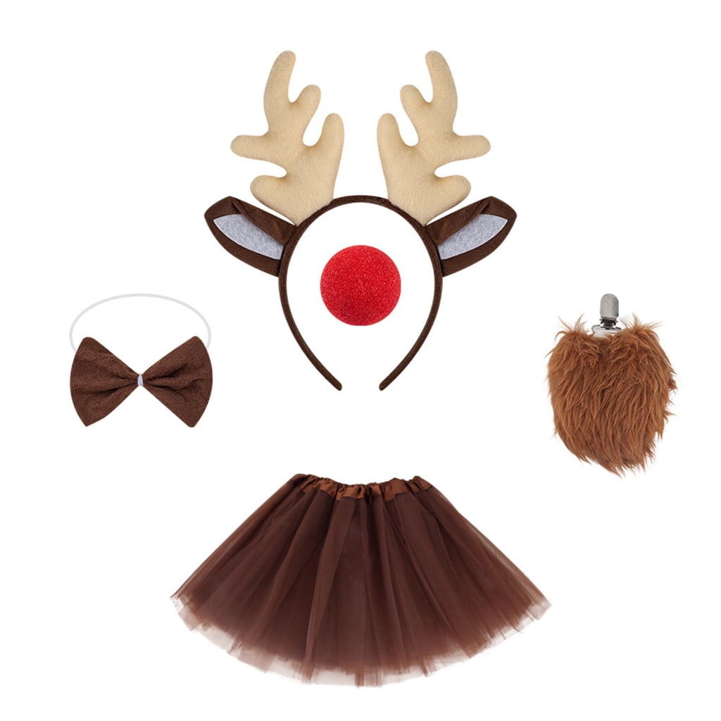Fogun Stylish Reindeer Ear Christmas Headband Party Headpieces ...