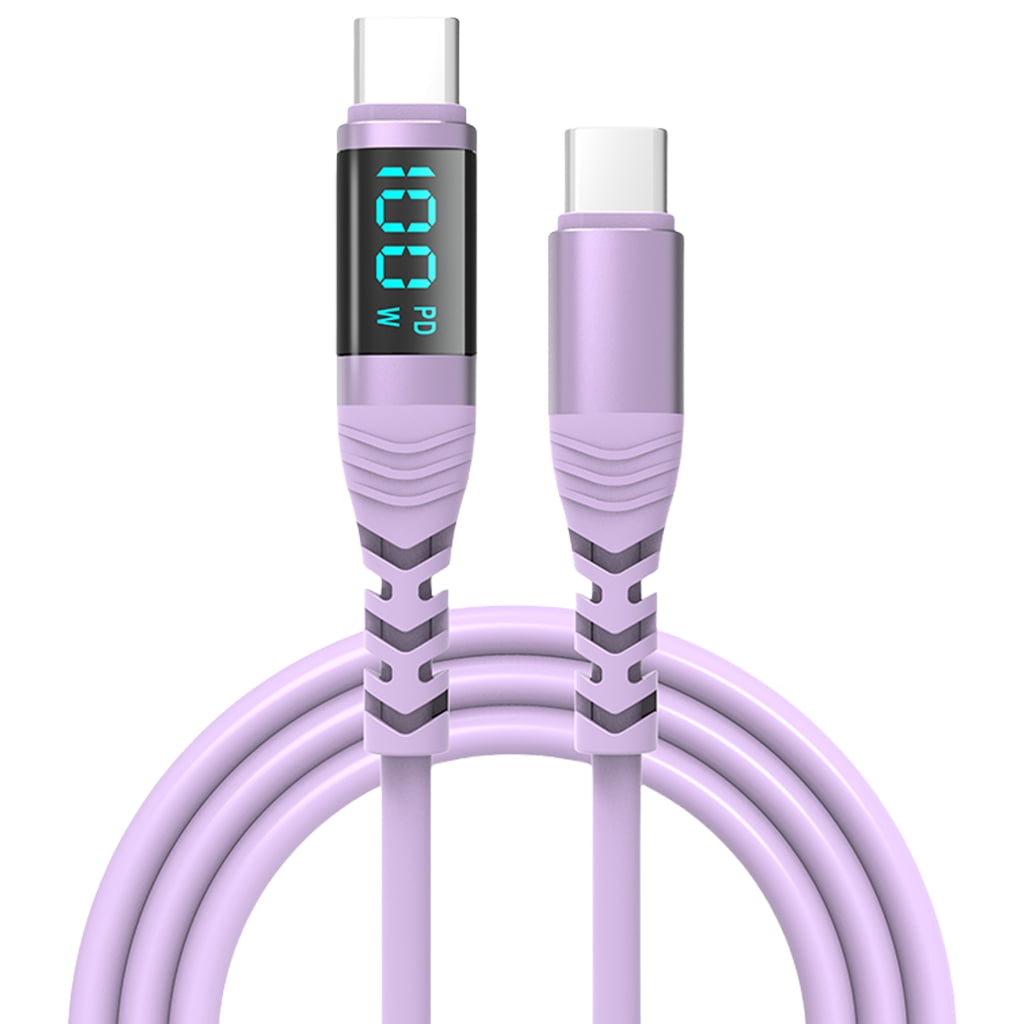 Fogun USB C to USB C Cable 100W/5A Quick Charge Fast Charging 480Mbps ...