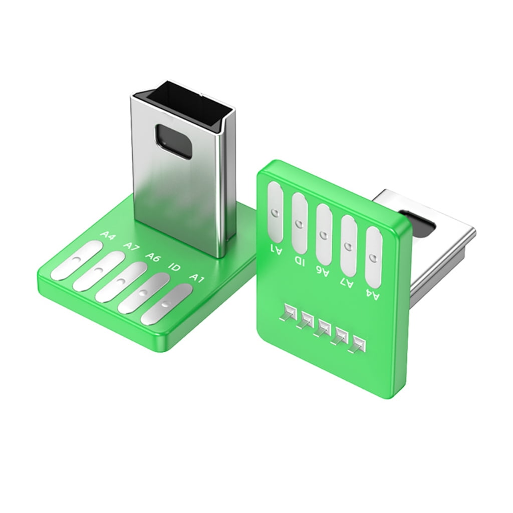 Fogun USB Connector 2.0 USB 4Pin/Type C 5Pin 90 Degree Port Solder USB ...