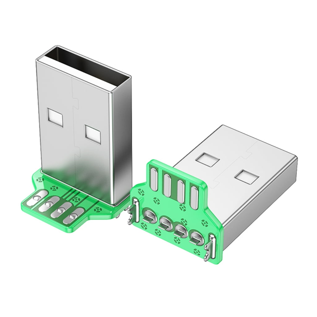 Fogun USB Connector 2.0 USB 4Pin/Type C 5Pin 90 Degree Port Solder USB ...