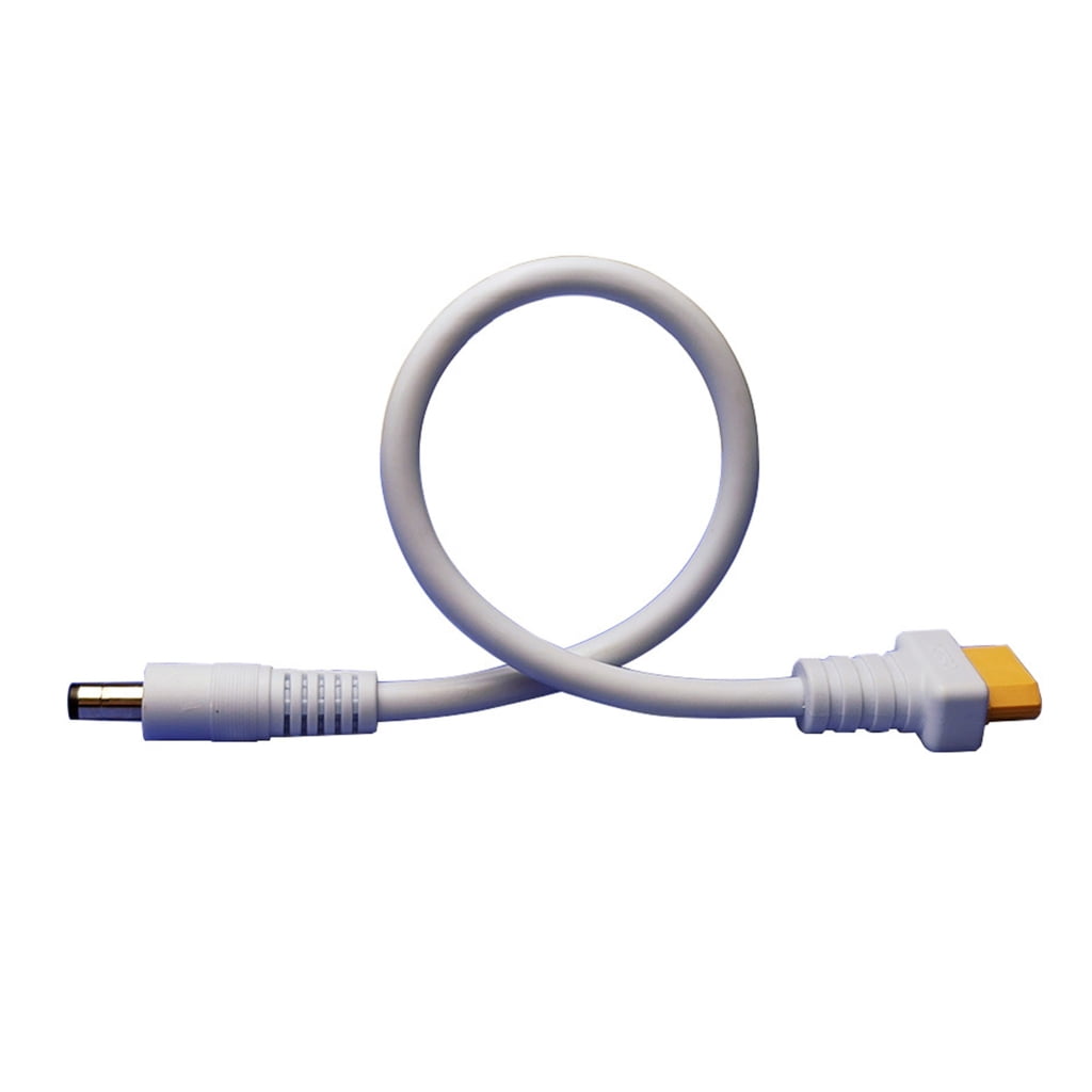 Fogun XT60 to DC5.5x2.1mm Power Socket Adapter Cable for Soldering ...