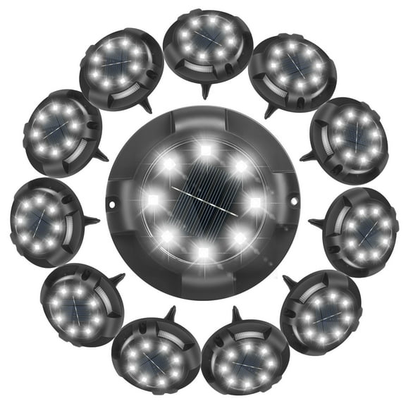 Solar Spotlights Outdoor | Adjustable Solar Panel & Ground Inserted ...