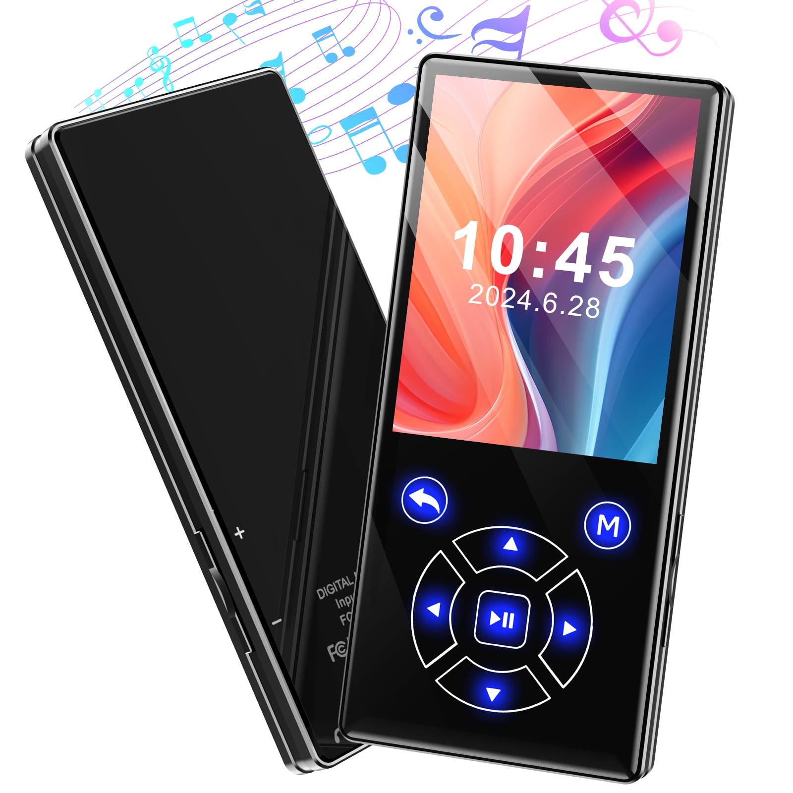 Fohil 128GB MP3 Player with Bluetooth 5.0, Portable Music Player with ...