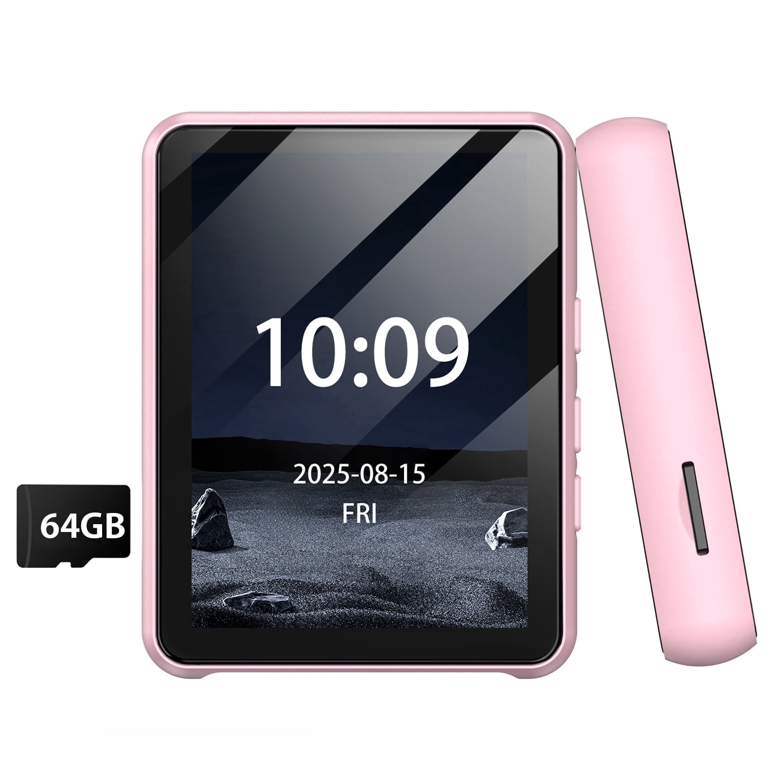 Fohil MP3 Player with Bluetooth, 64GB 2.4 inch Touch Screen Portable ...