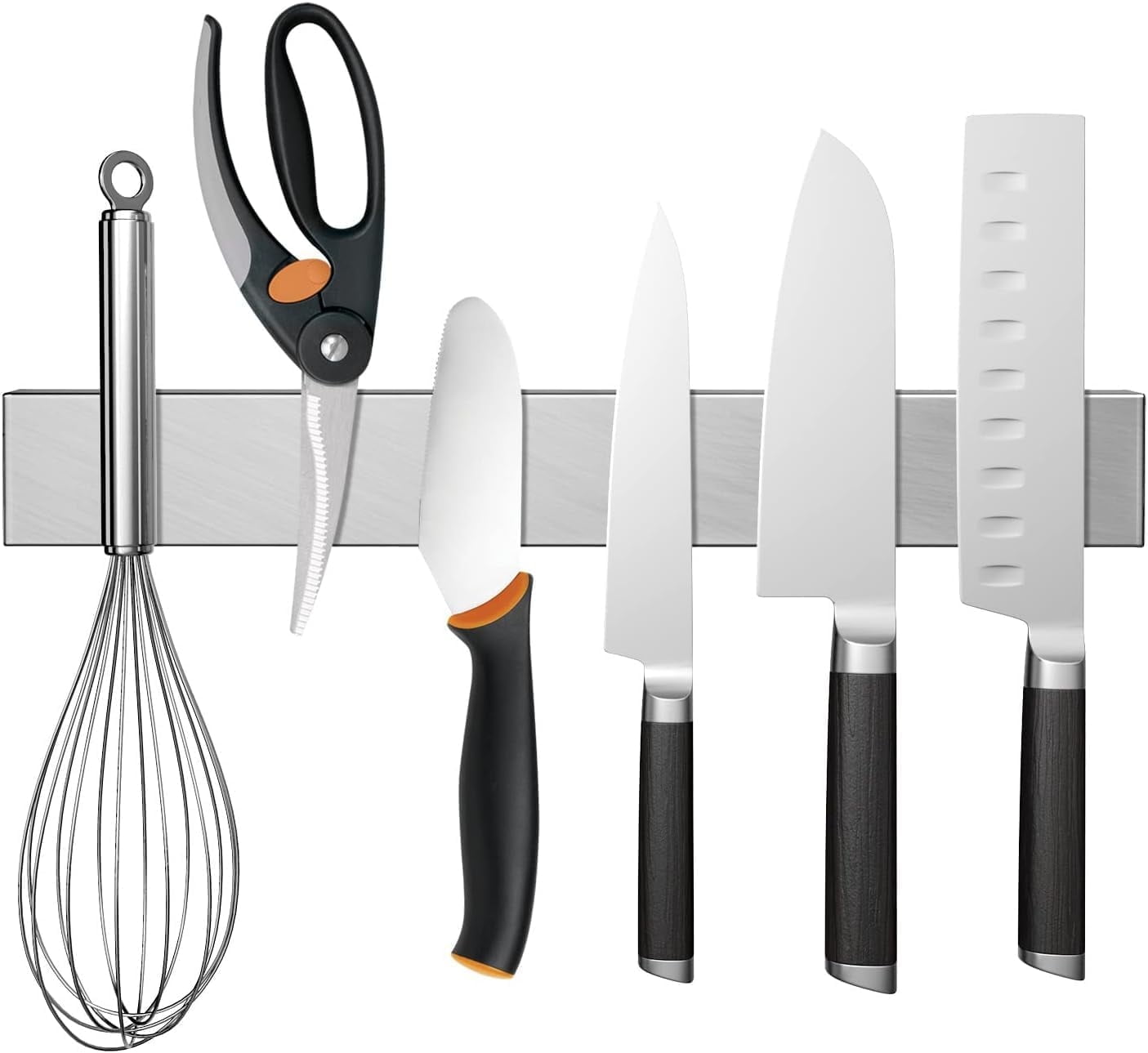 Fohil Magnetic Knife Holder for Wall 10 Inch Stainless Steel Powerful ...
