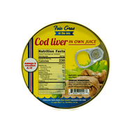 Icelandic Natural Cod Liver in Own Oil, 6.7oz Cans (Pack of 6), Wild ...