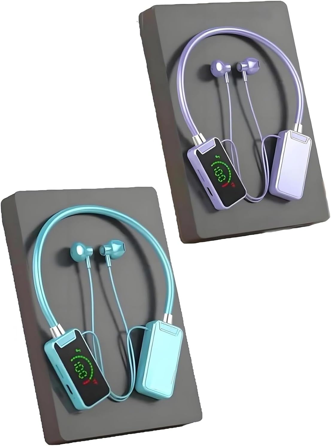 Foihletpath Sports Karaoke Bluetooth Earphones, Wireless Sound Card ...