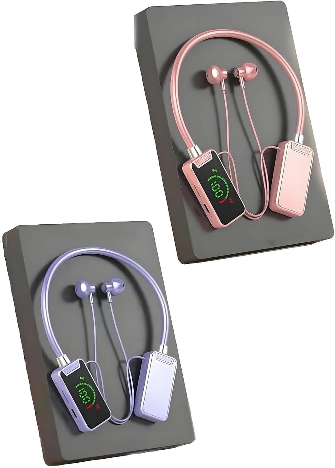 Foihletpath Sports Karaoke Bluetooth Earphones, Wireless Sound Card ...