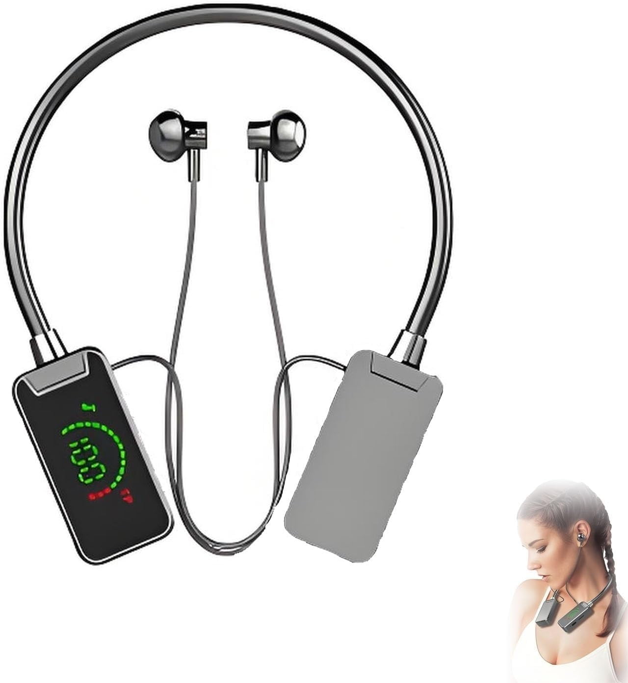 Foihletpath Sports Karaoke Bluetooth Earphones, Wireless Sound Card ...