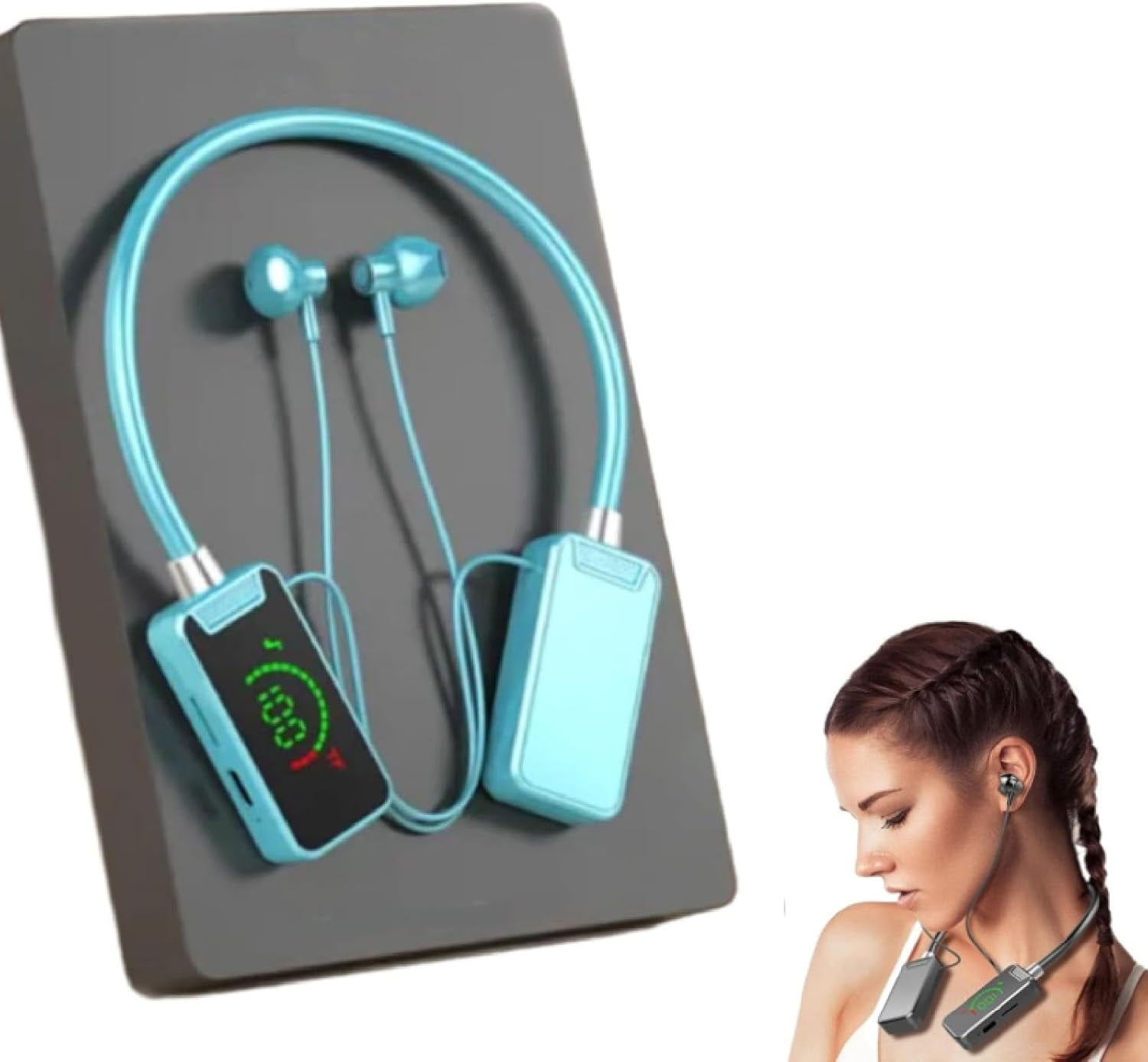 Foihletpath Sports Karaoke Bluetooth Earphones,with Wireless Sound Card ...