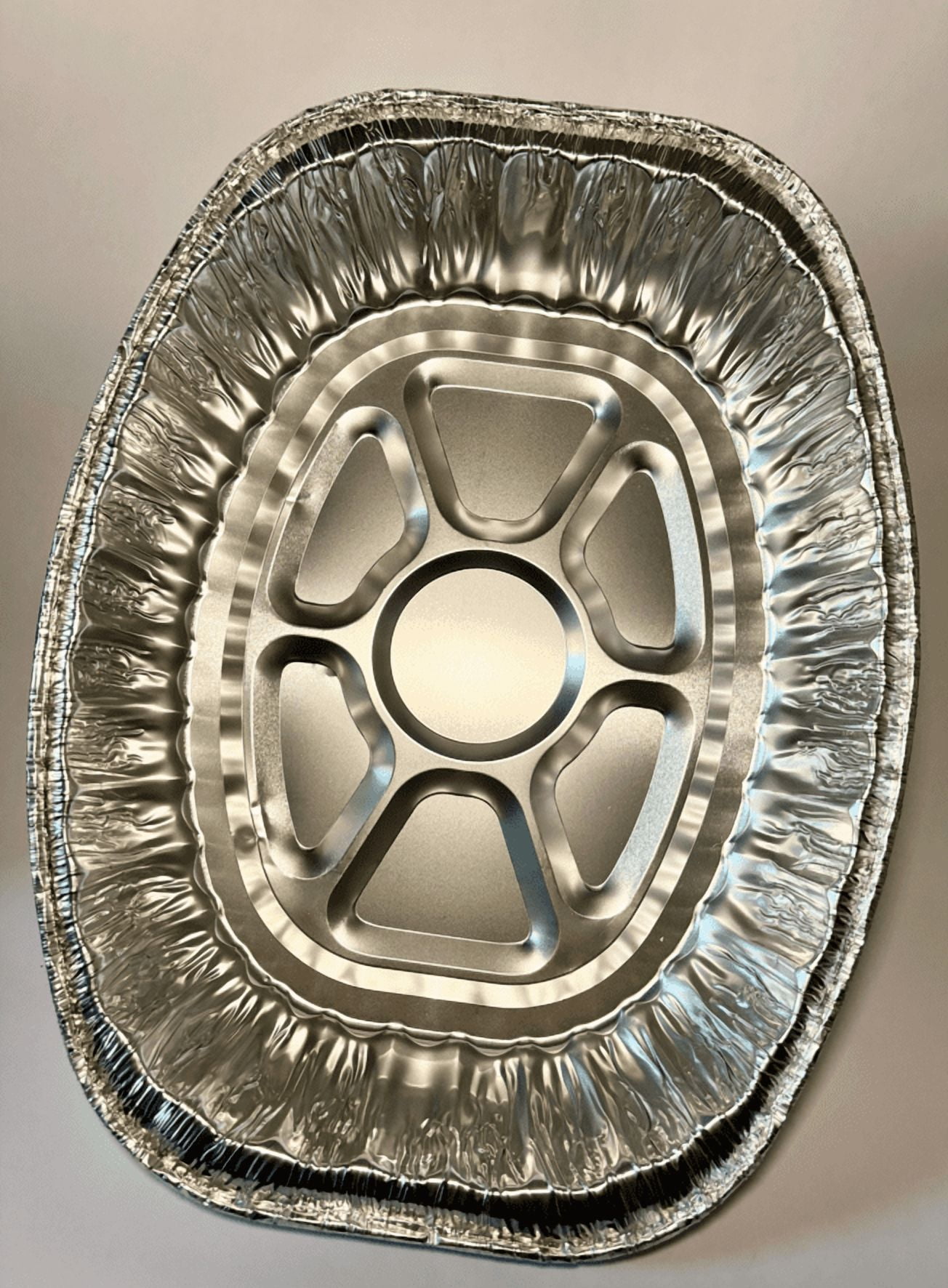 Foil Aluminum Extra Deep Oval Roaster Turkey Pan, 10 Count, for baking ...