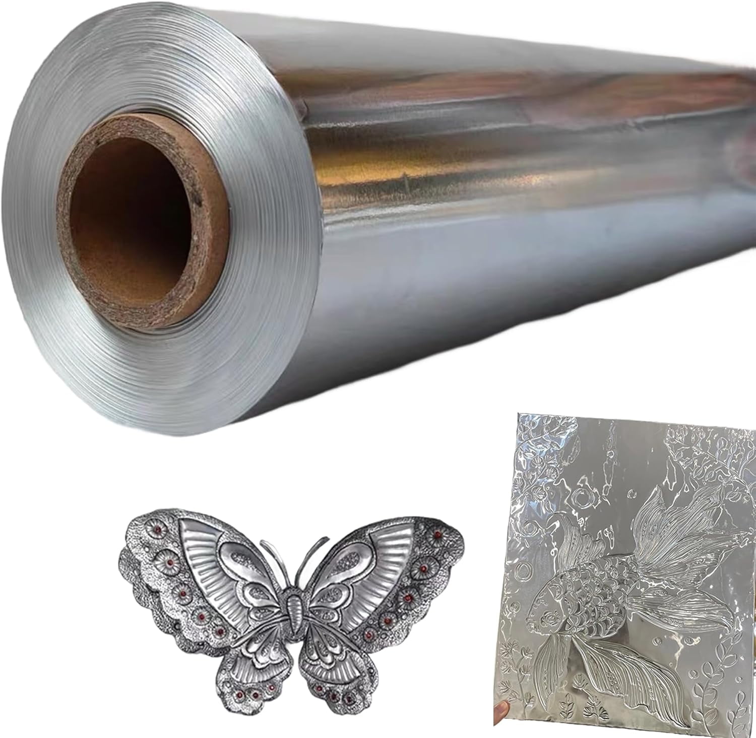 Foil Aluminum Roll Heavy Duty: 70um Thick Tin Foil Craft Engraving ...
