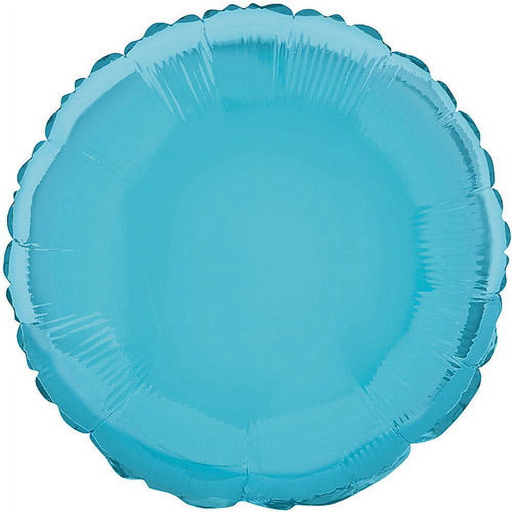 Foil Balloon, Round, 18 in, Light Blue, 1ct - Walmart.com