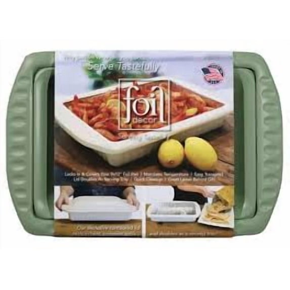 Foil Decor Serving and Casserole Carrier for 9x13 Foil Pans, Heat ...
