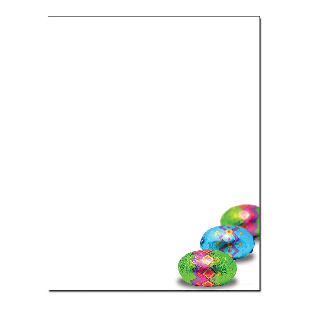 Foil Easter Eggs Letterhead Laser & Inkjet Printer Paper - 8.5" x 11 ...