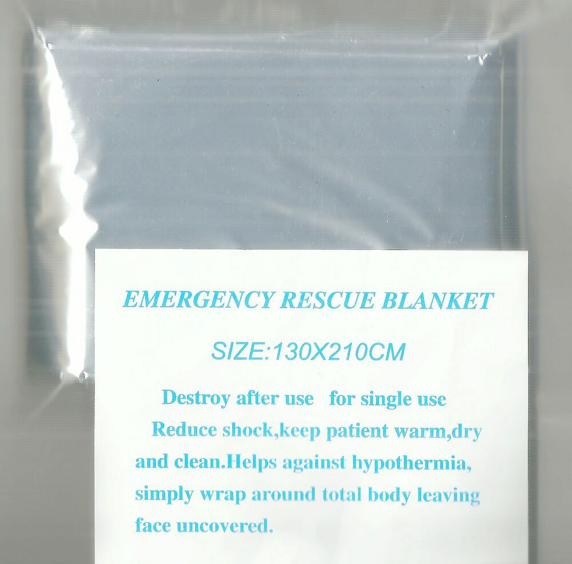 Foil Emergency RESCUE BLANKET Thermal camping weather survival first ...