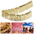 Foil Fringe Garland, Shiny Plastic Fringe Banners for Party Decorations ...