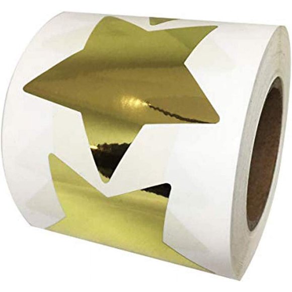 Gold Sticker Star