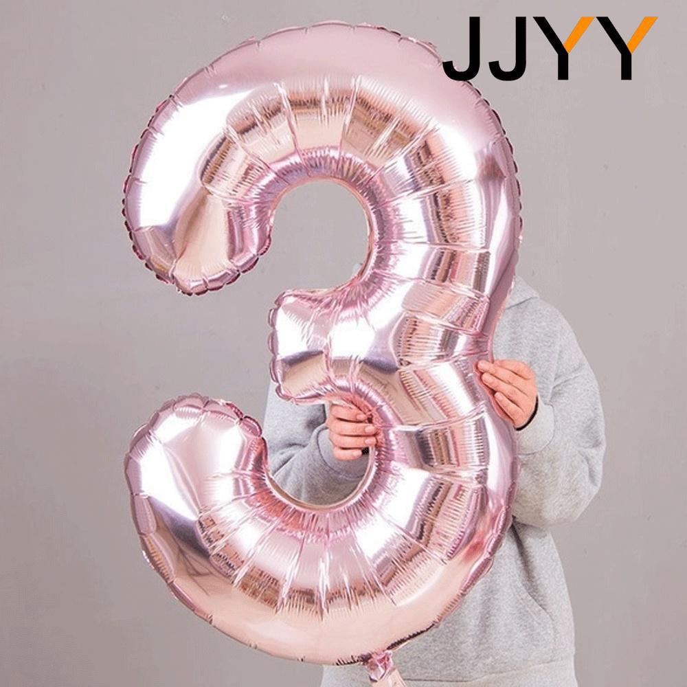 Foil Numbered Balloons 0-9 Balloons Birthday Wedding Birthday ...