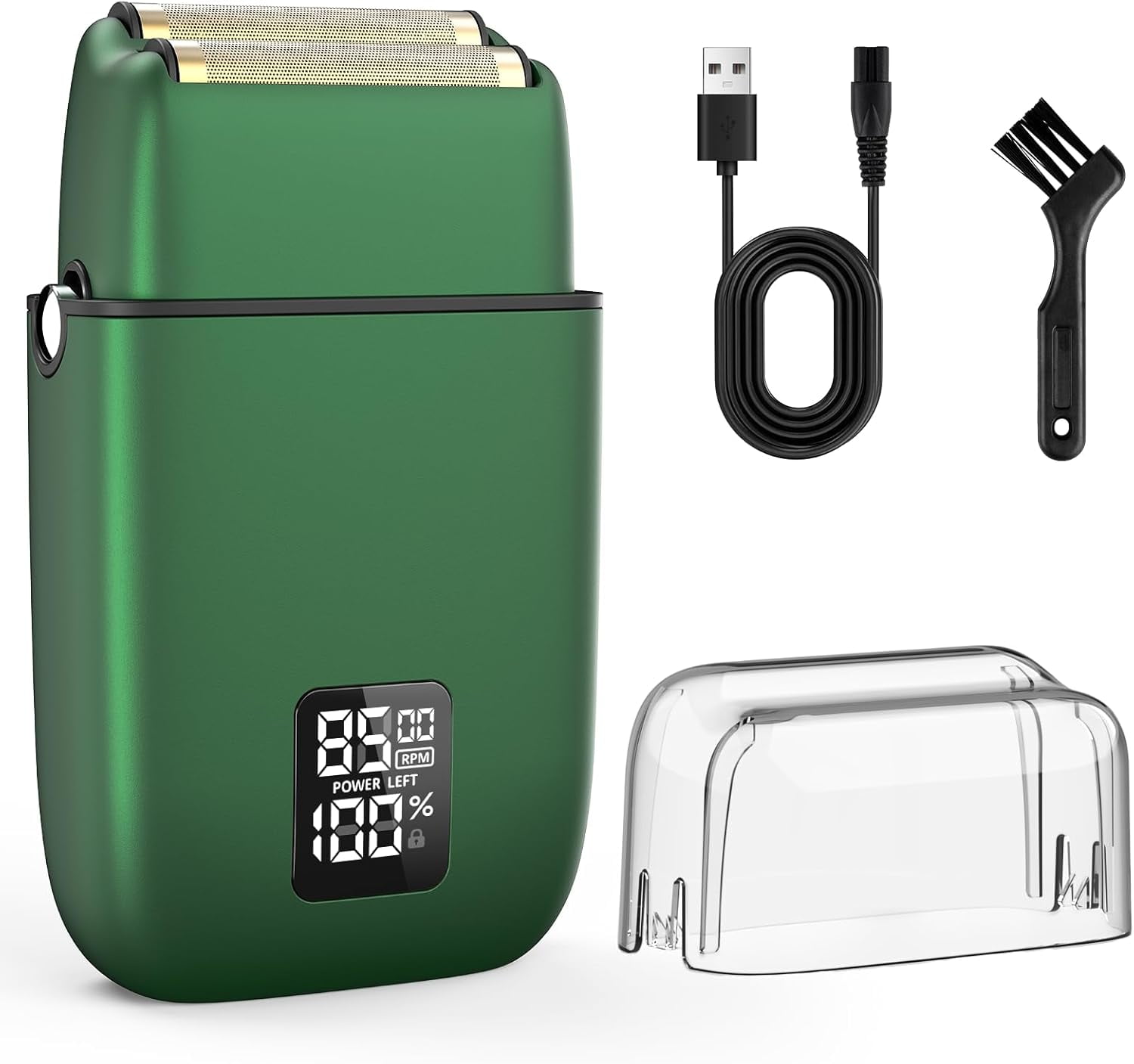 Foil Shaver for Men, Electric Razor for Men with Double Baldes, IPX7 ...