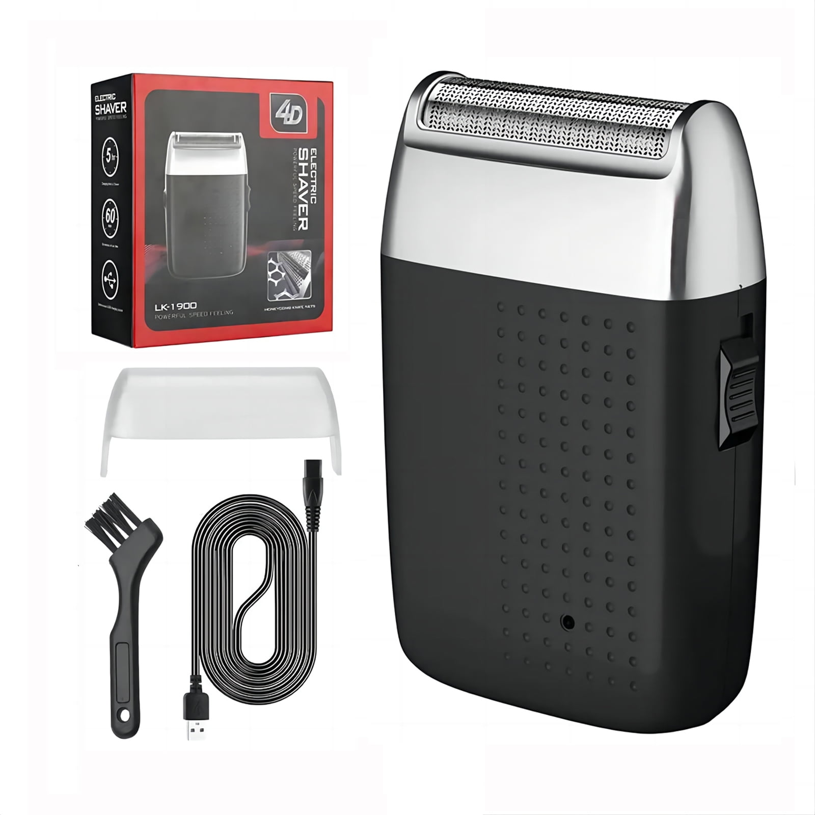 Roziapro Electric Razor, Rechargeable Cordless Shaver for Men, Compact ...