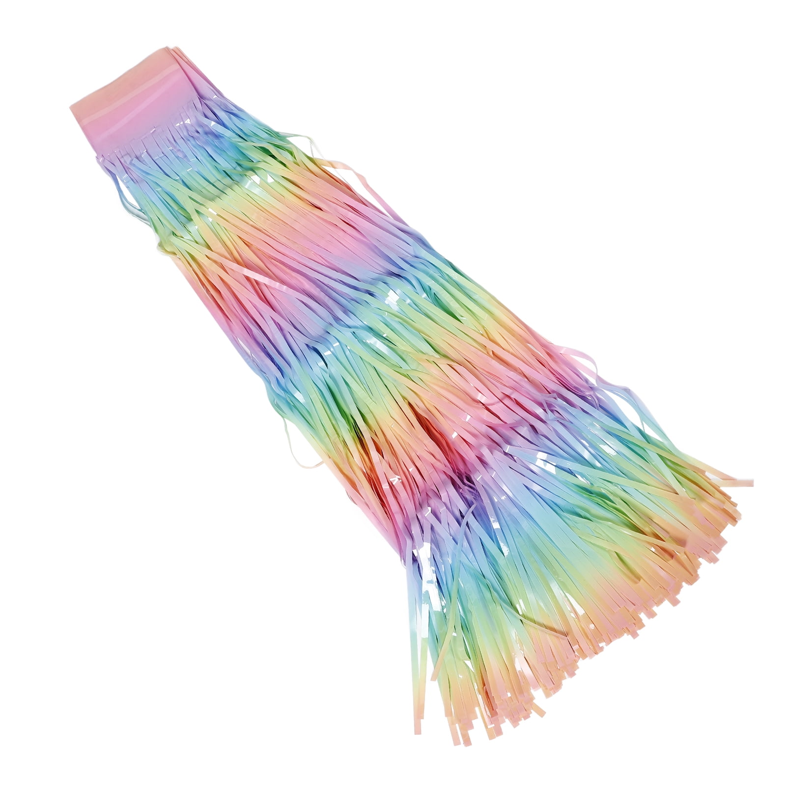 Foil Tinsel Fringe Table Skirts Disposable Table Skirts Rectangle ...