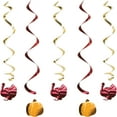 Foil Turkey and Pumpkin Dizzy Danglers, 5 pack - Walmart.com