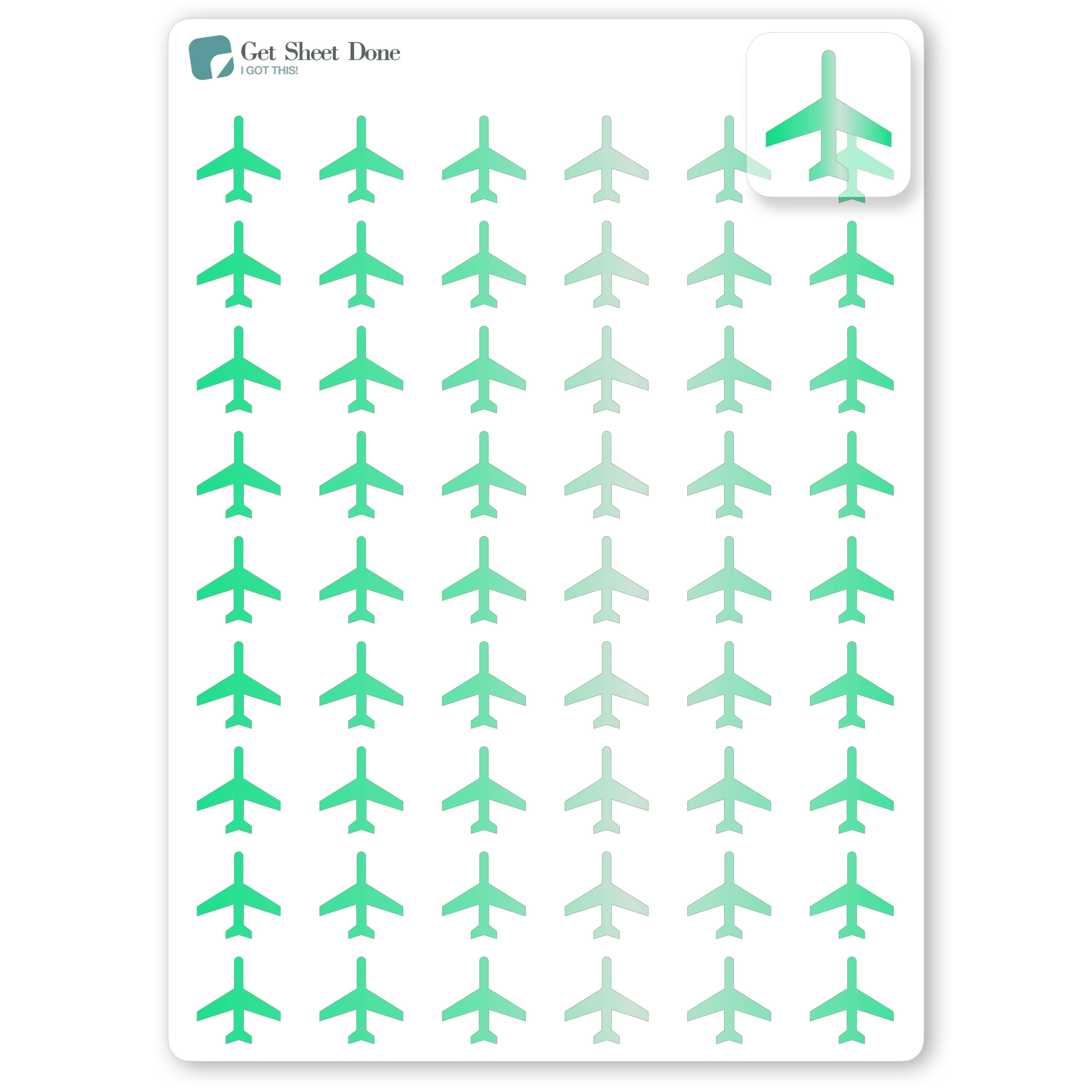 Foiled Trip Planner Stickers / Appointments Reminder Stickers / Me Time ...
