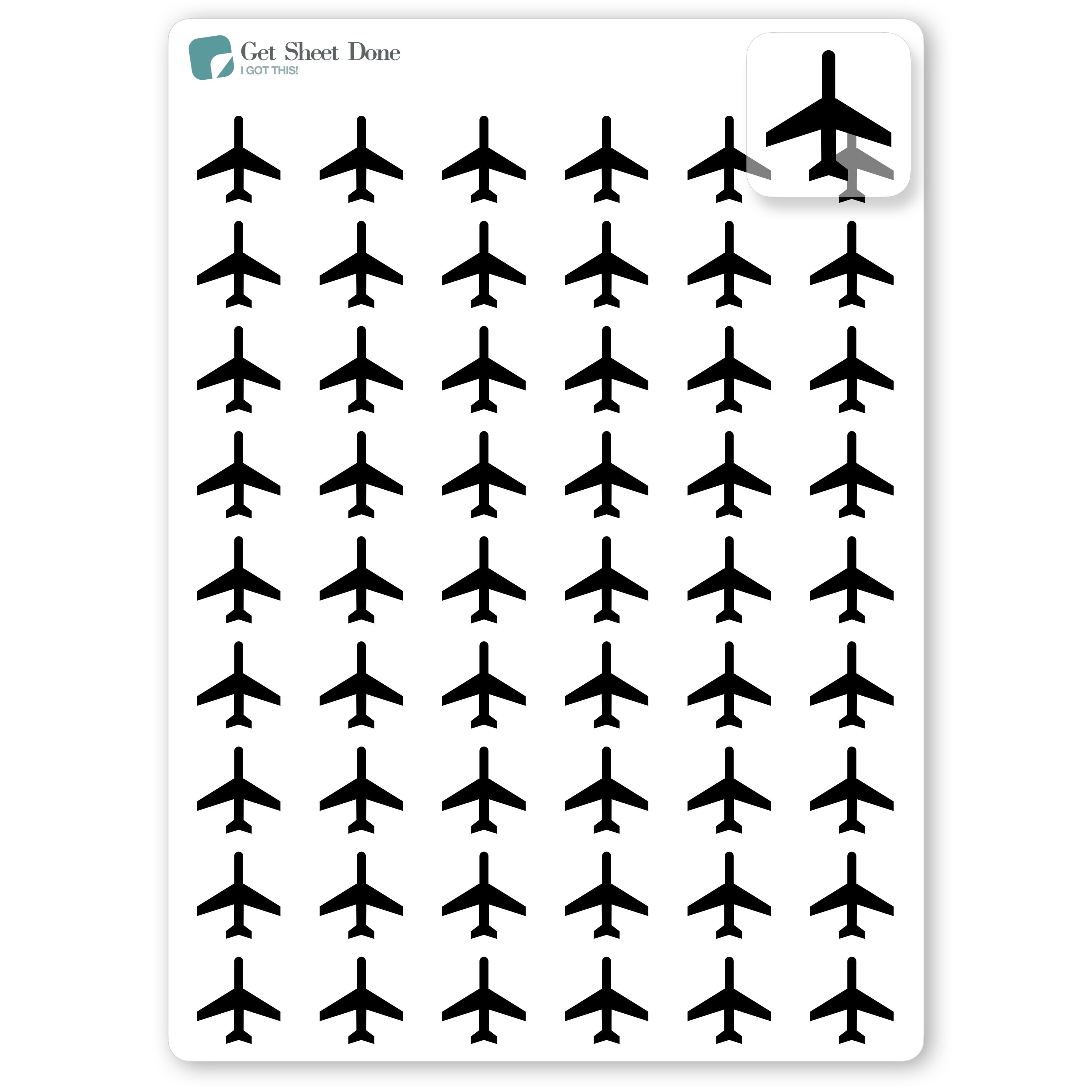 Foiled Trip Planner Stickers / Appointments Reminder Stickers / Me Time ...